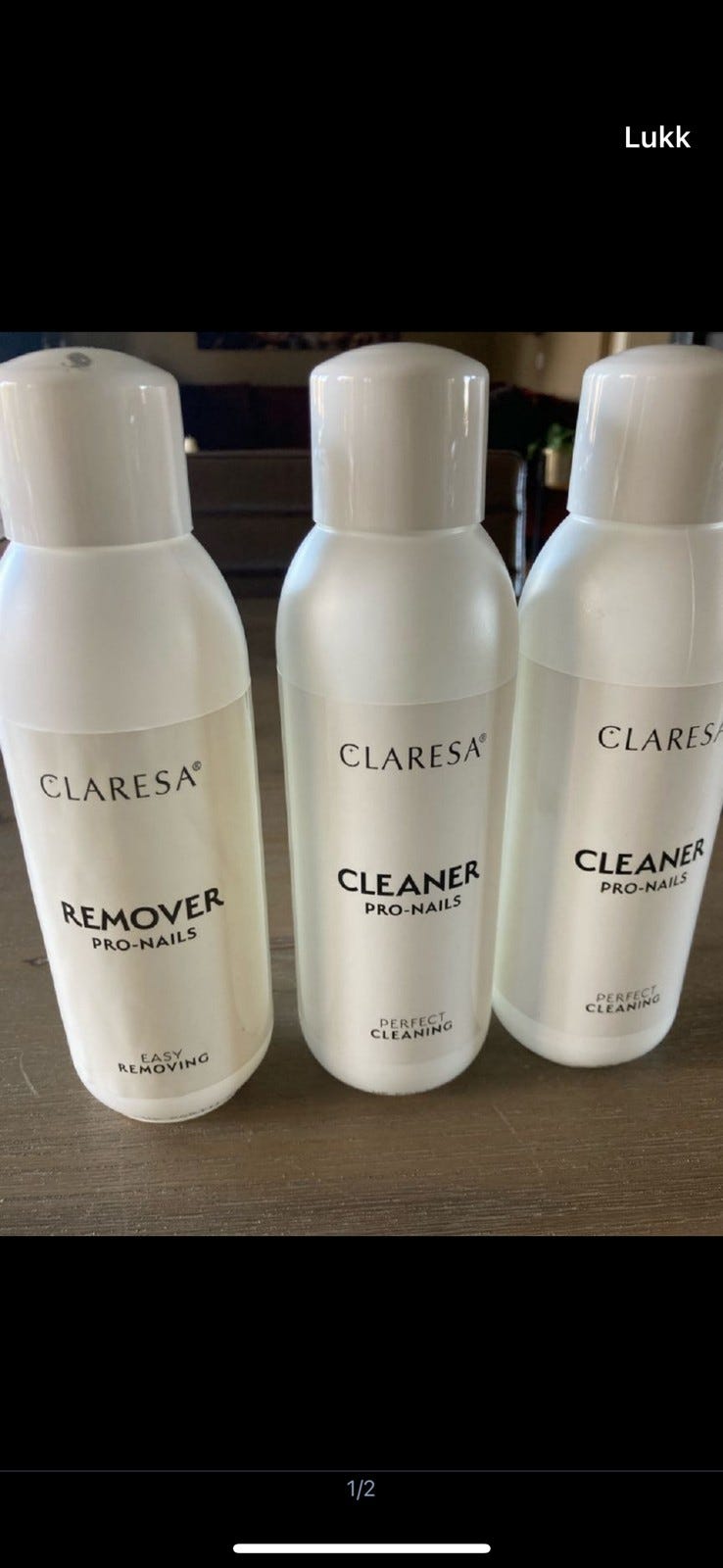 Claresa 500 ml remover og cleaner negler | FINN-torget