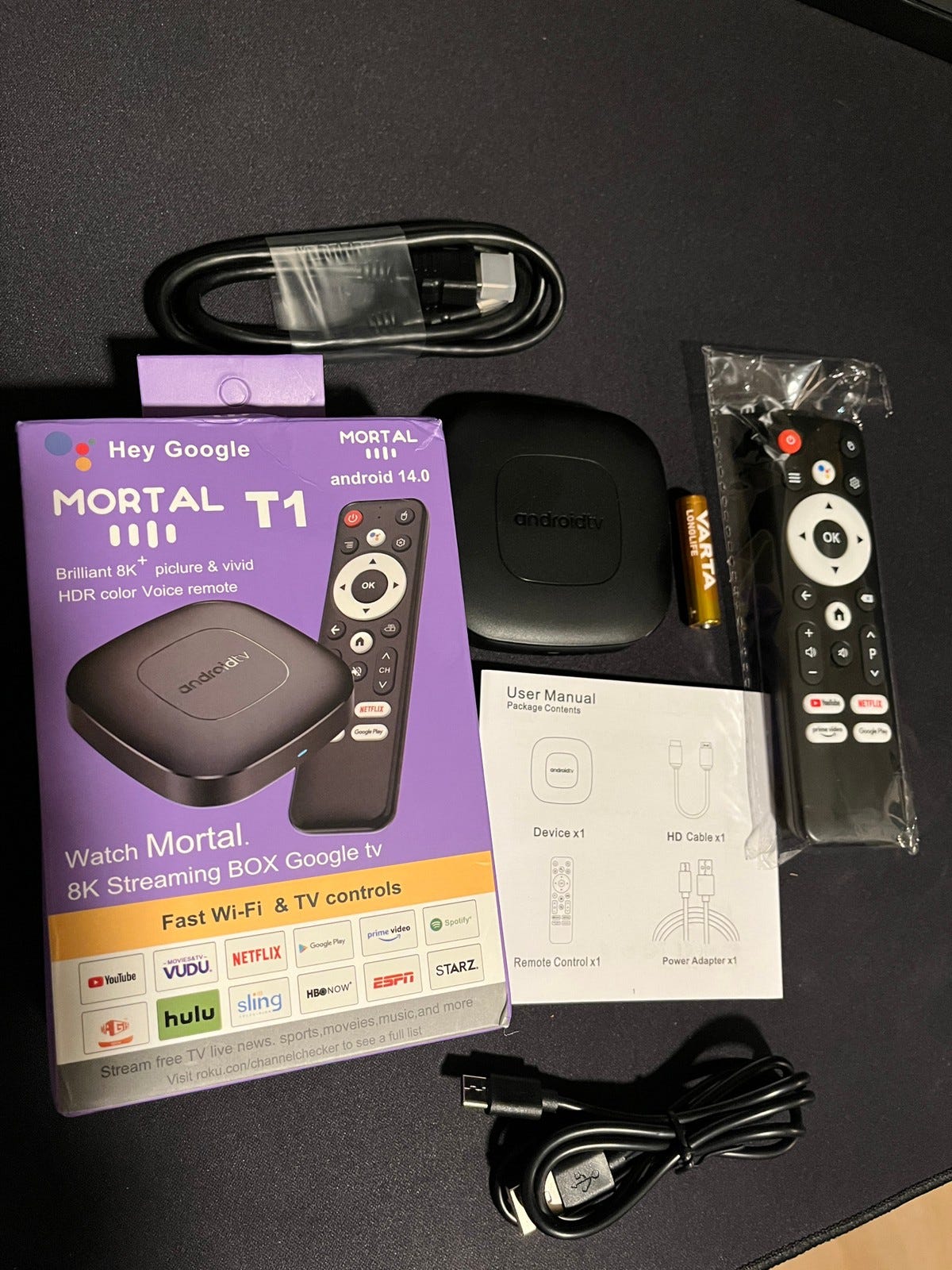 Mortal T1 mediaboks Android, 8K | FINN-torget