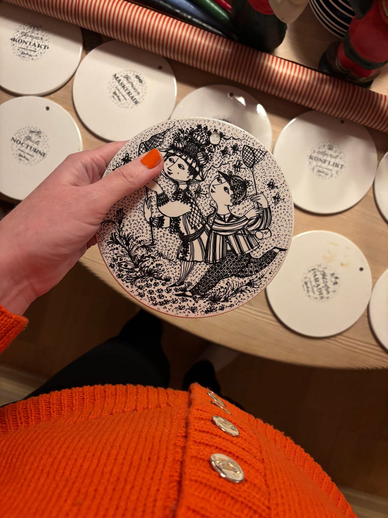 Bjørn Wiinblad plater platter måneder | FINN-torget