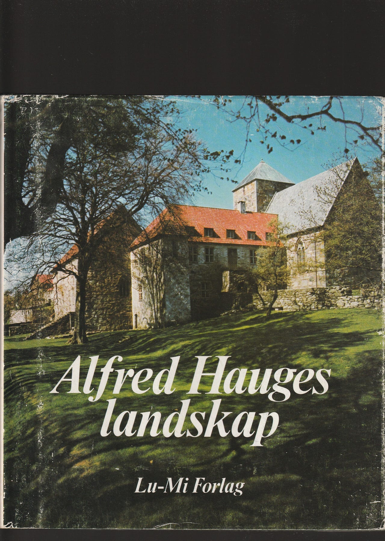 Alfred Hauges landskap Lu-mi forlag 1975 Originalbind med vareomslag ...