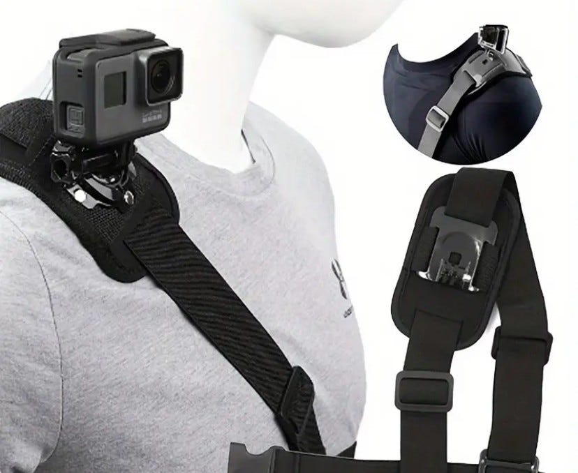 Best camera shoulder mount for GoPro, DJI, Insta360 | FINN-torget