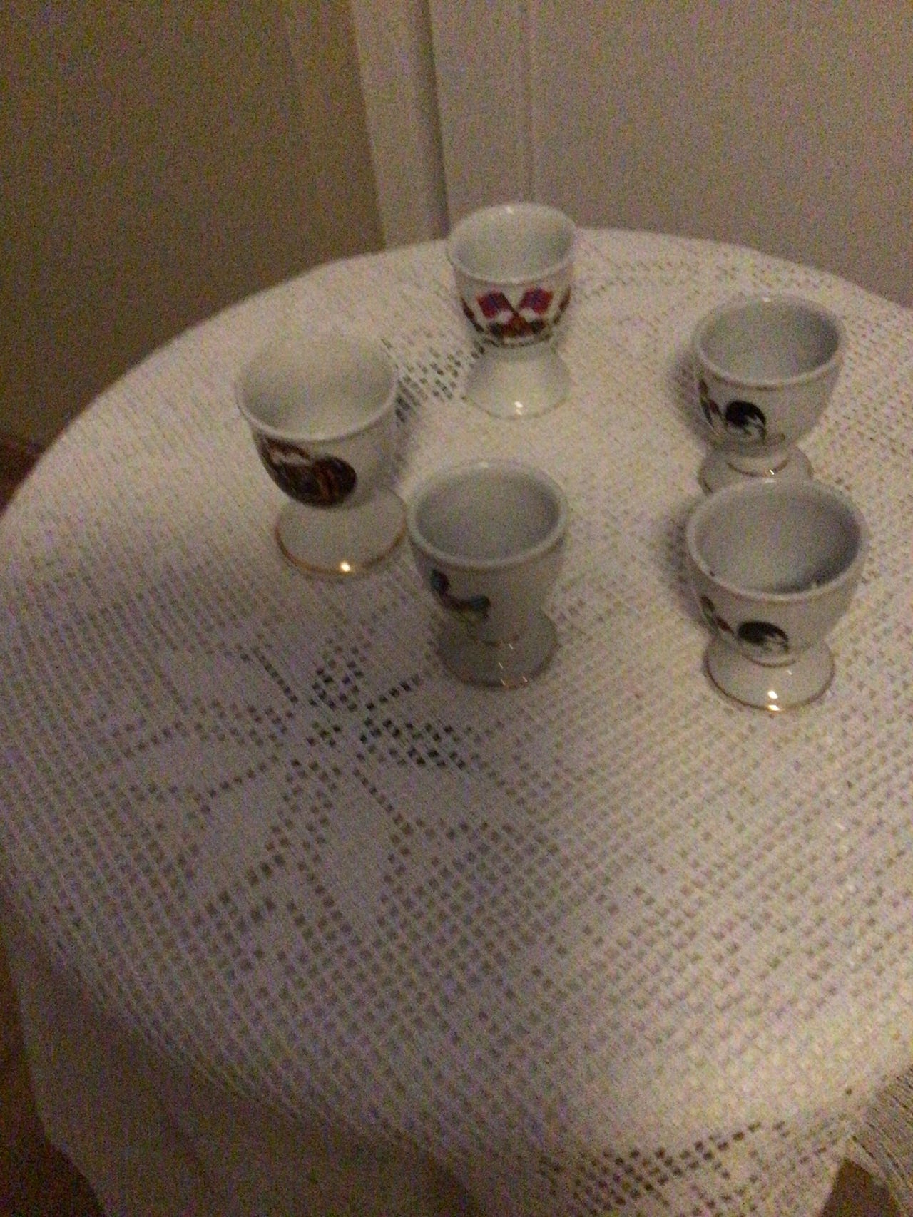 5 stk flotte eggeglass. Fremstår som nye | FINN-torget