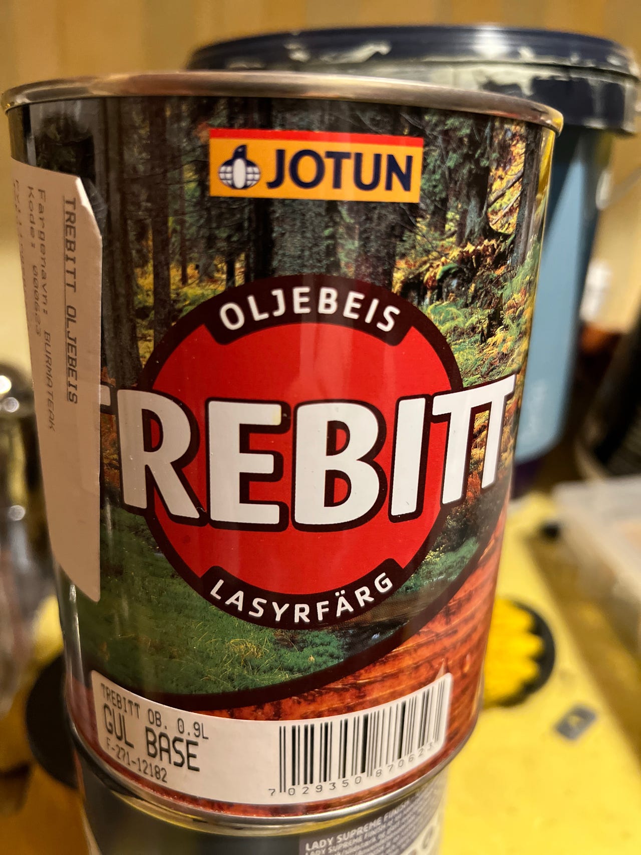 Trebitt oljebeis fra Jotun | FINN-torget