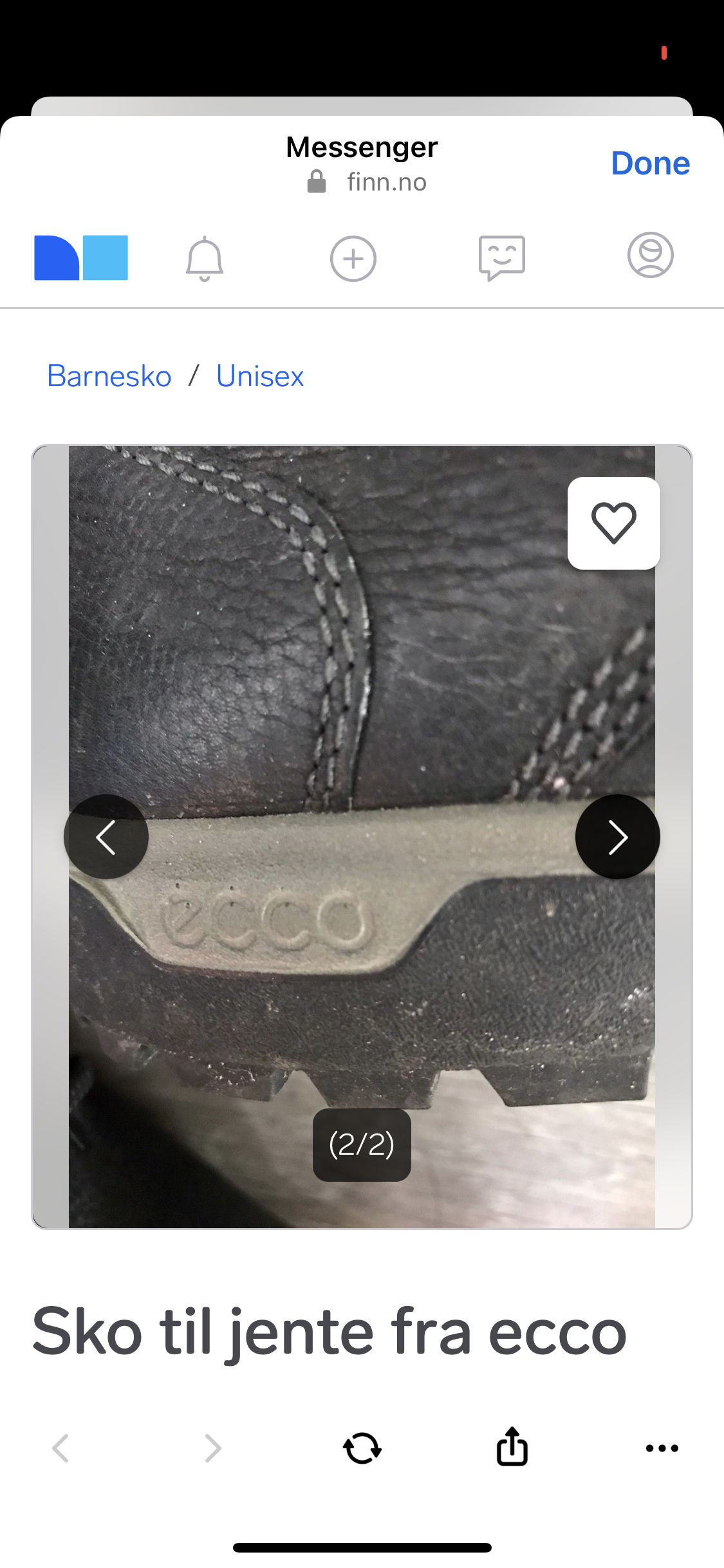 Sko til jente fra ecco | FINN-torget