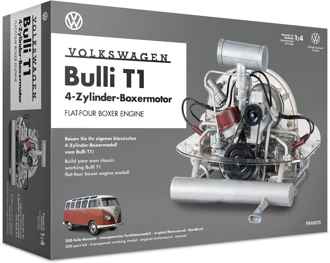 Volkswagen T1 Sambabuss motor - VW Transporter T1 motor - Franzis i ...