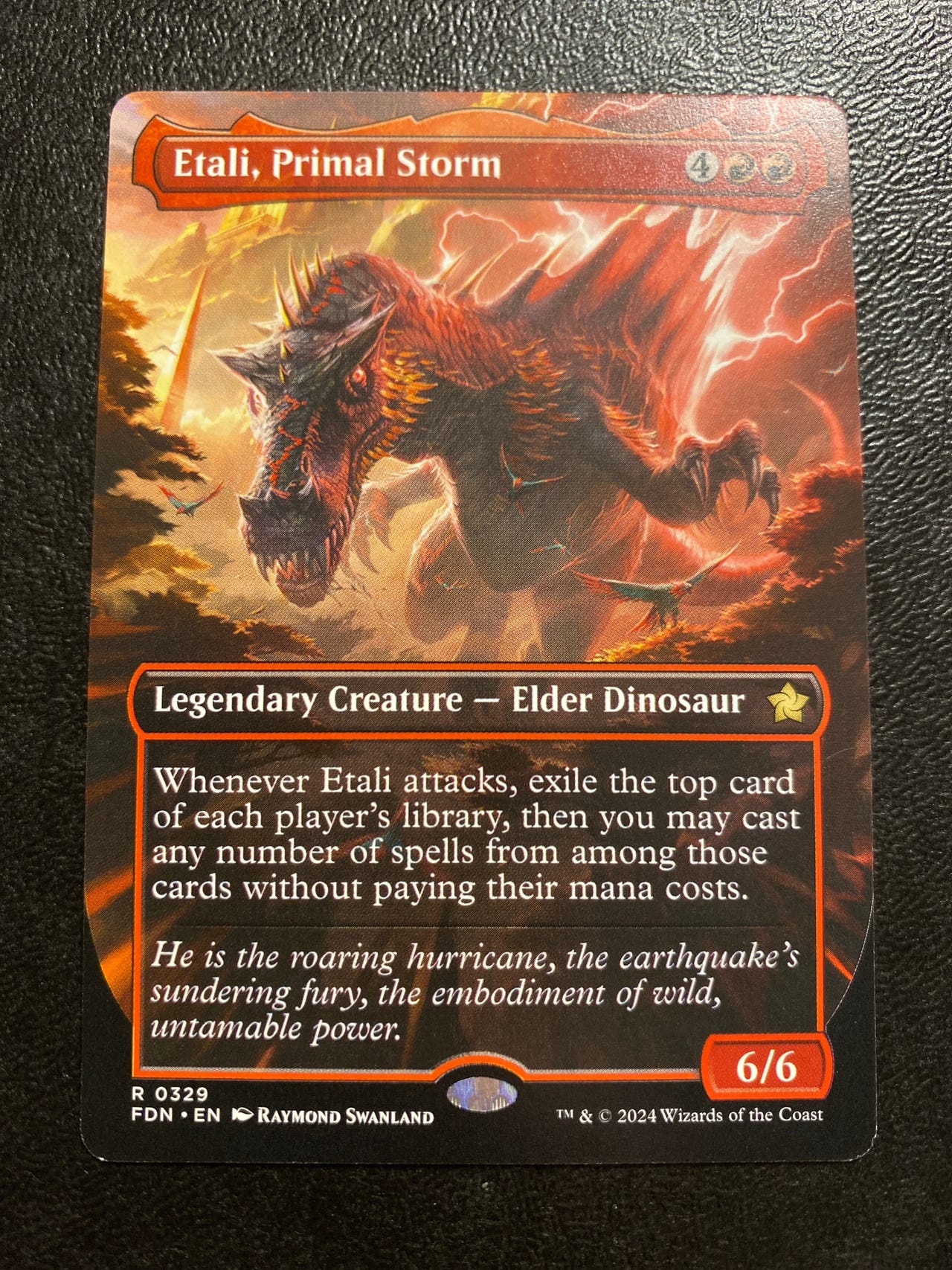 Etali, Primal Storm rare borderless Magic the gathering samlekort | FINN-torget