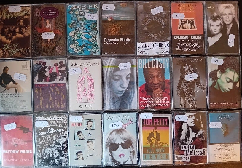 KASSETTER #3 Abba, B52, BILLY JOEL, VAN MORRISON, ELTON JOHN, mfl ...