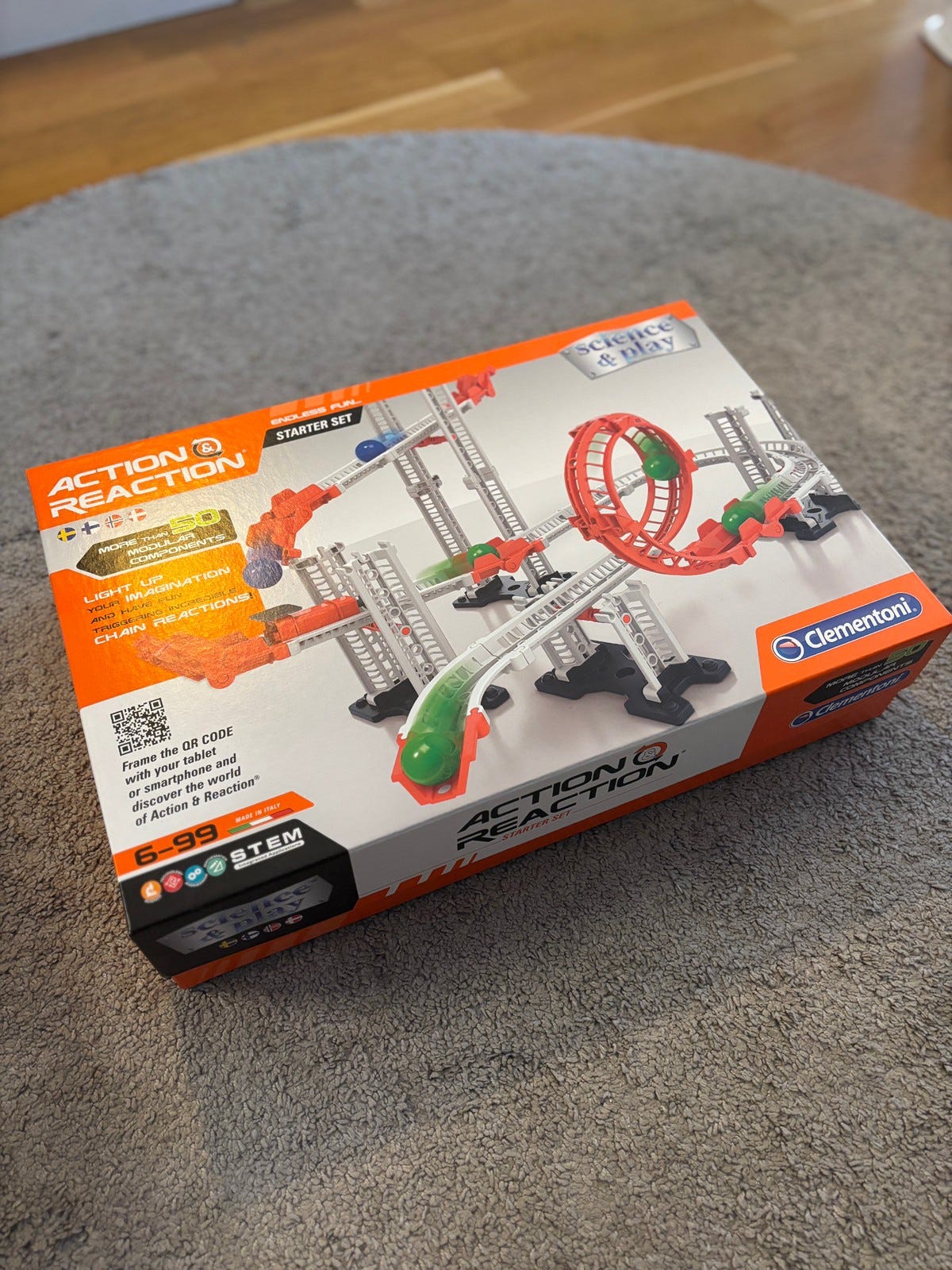 Ubrukt Clementoni Action & Reaction Starter Set, kulebane | FINN-torget