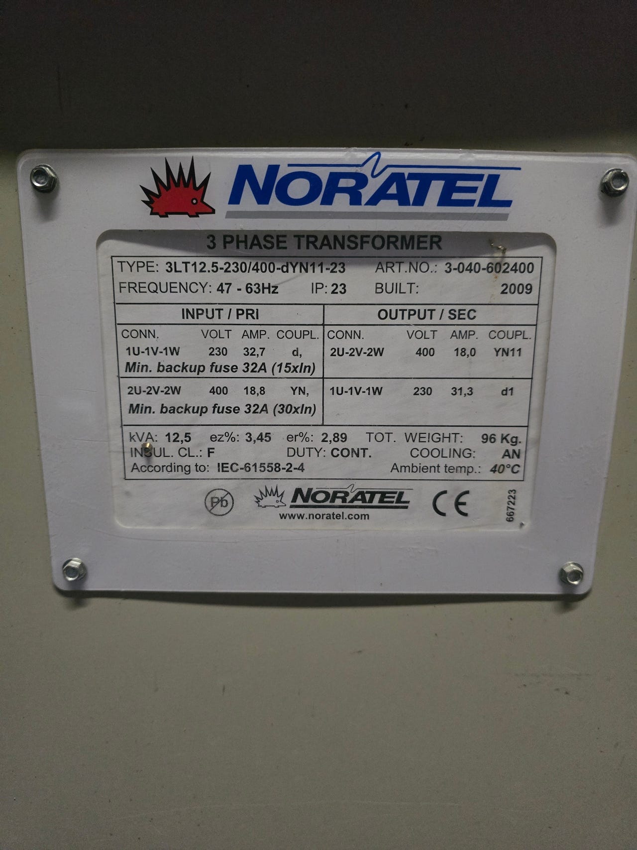 Notater 12,5kVA trafo | FINN-torget