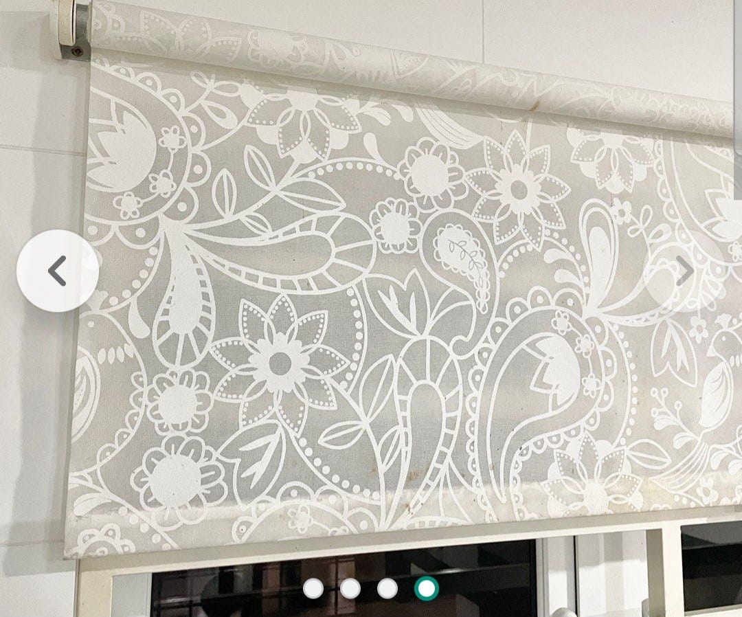 Liselott rullegardin ikea 3 stk 120cm, 1 stk 80cm | FINN-torget