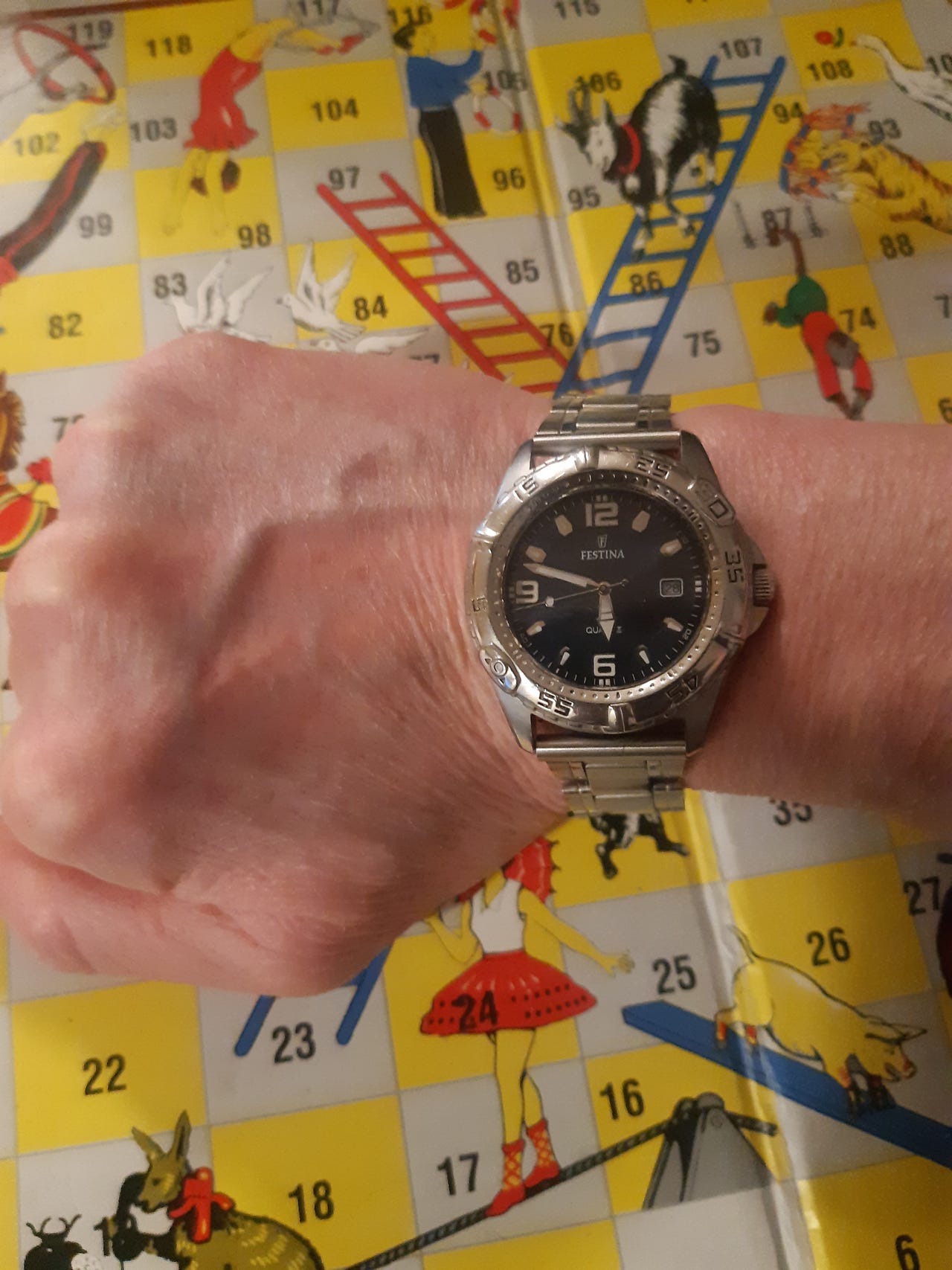 Festina 16170 fra 90-tallet. Miyota caliber 2115. Ø=40mm. | FINN-torget