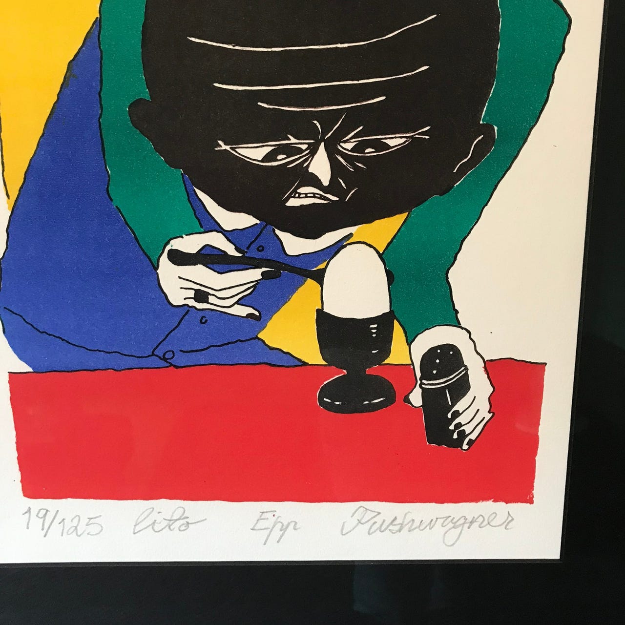 PUSHWAGNER - EPP - litografi nr. 19/125 | FINN-torget