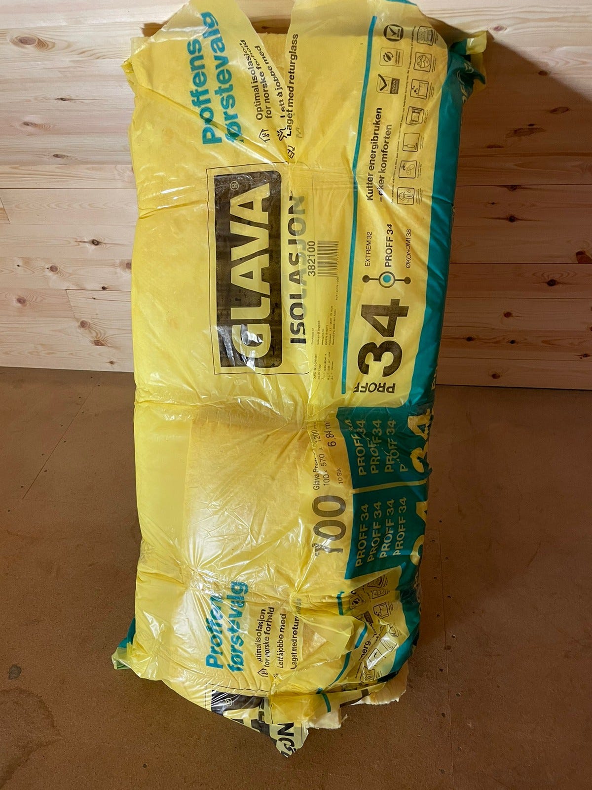 Glava isolasjon 100mm Proff 34 | FINN-torget