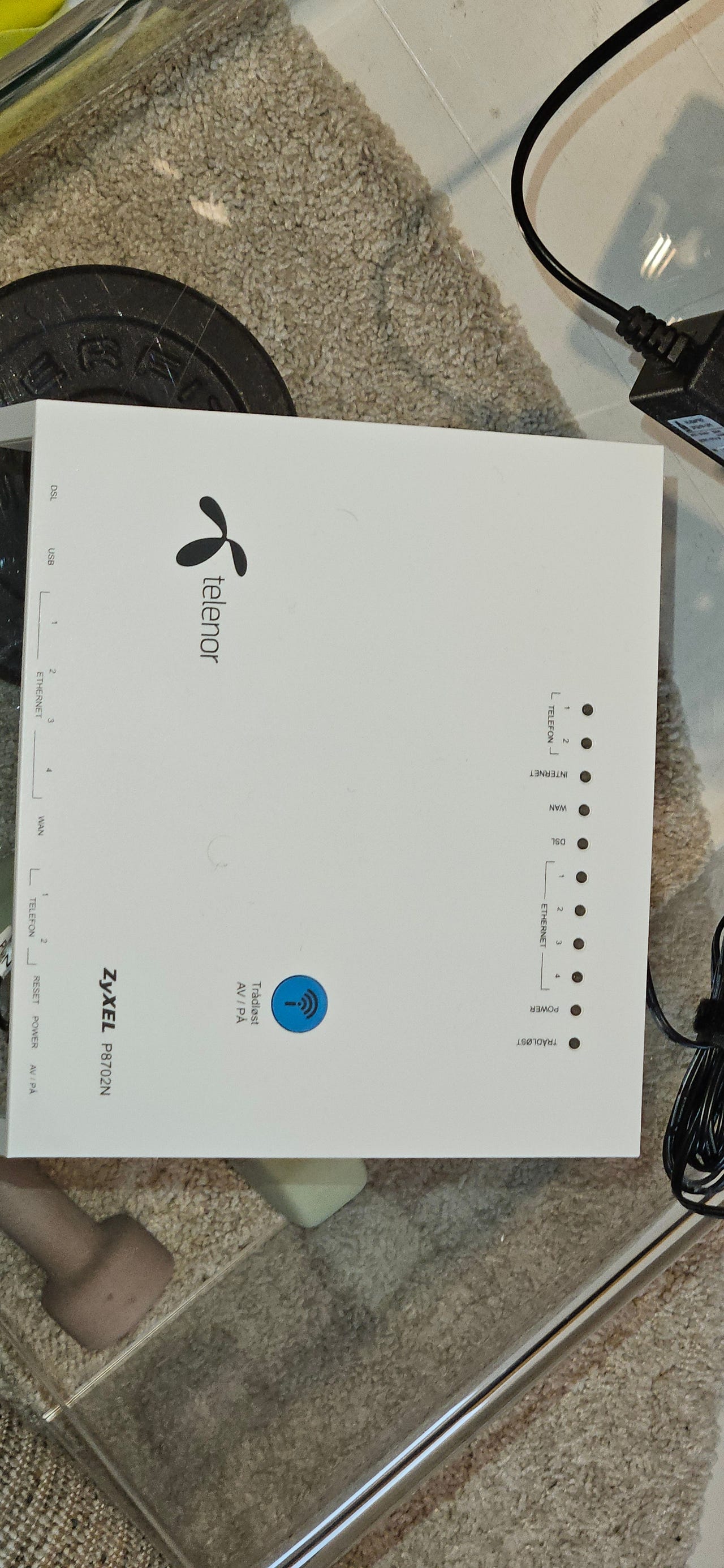 3 stk modem Telenor ZyXel P8702N | FINN-torget