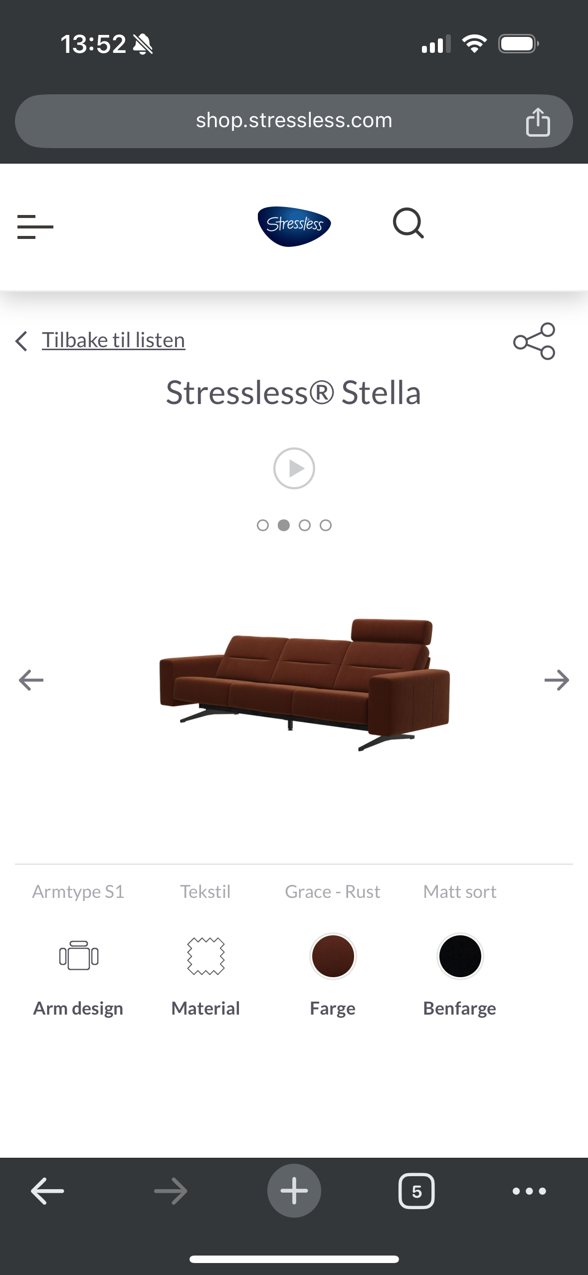 Stressless Stella sofa-serie fra Ekornes | FINN-torget