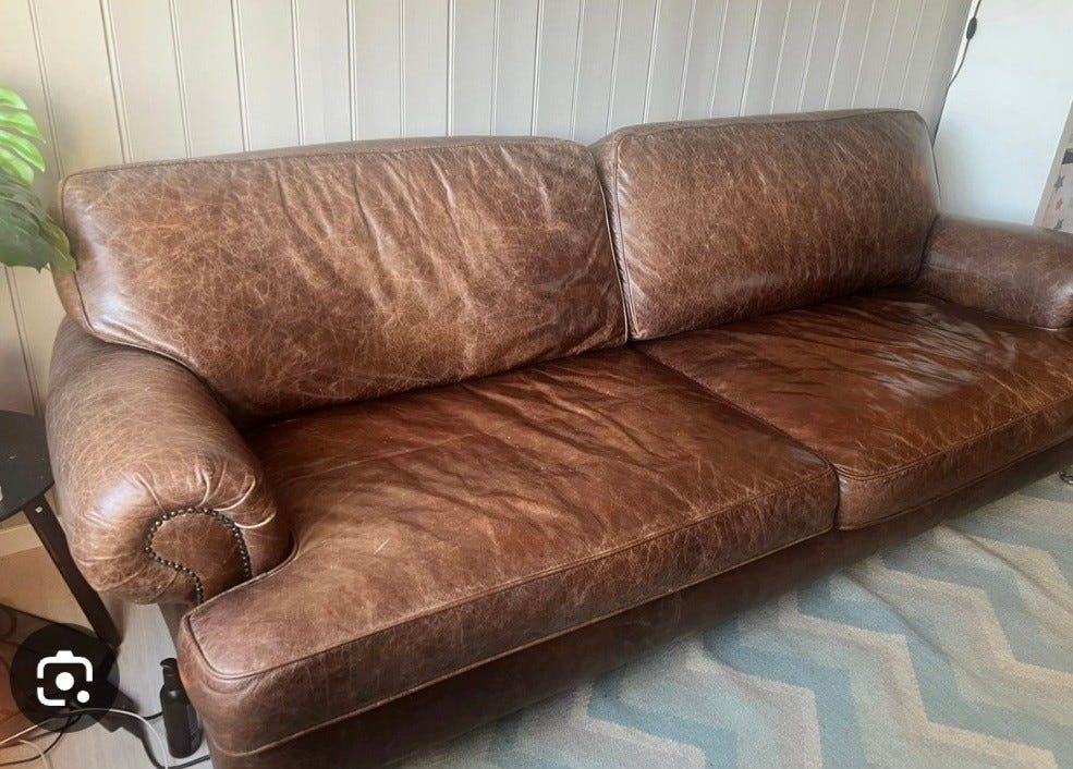 S.o.u.l skinnsofa (brun) 3 seter ønskes | FINN-torget