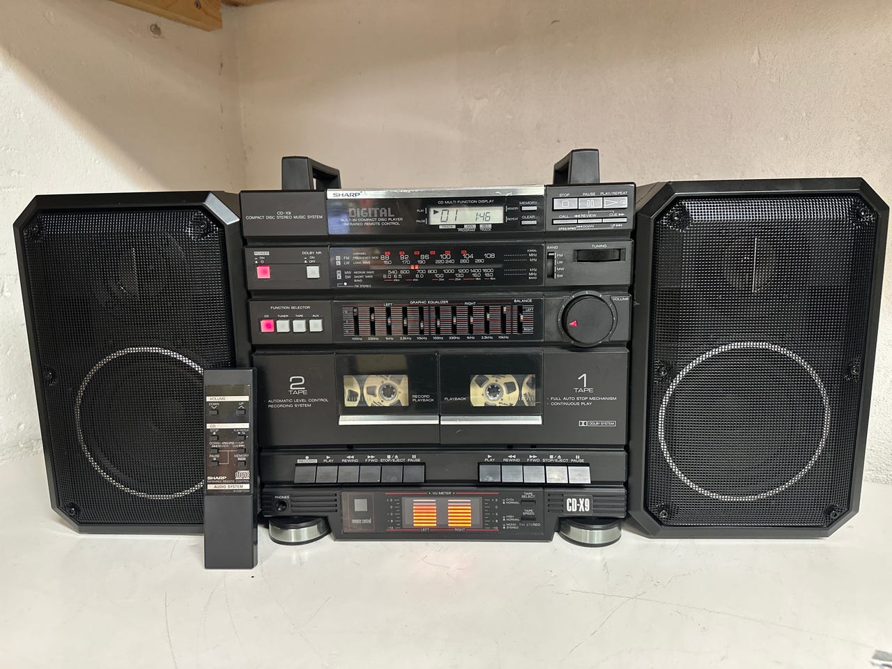 SHARP CD-X9 cd-kassett spiller | FINN-torget