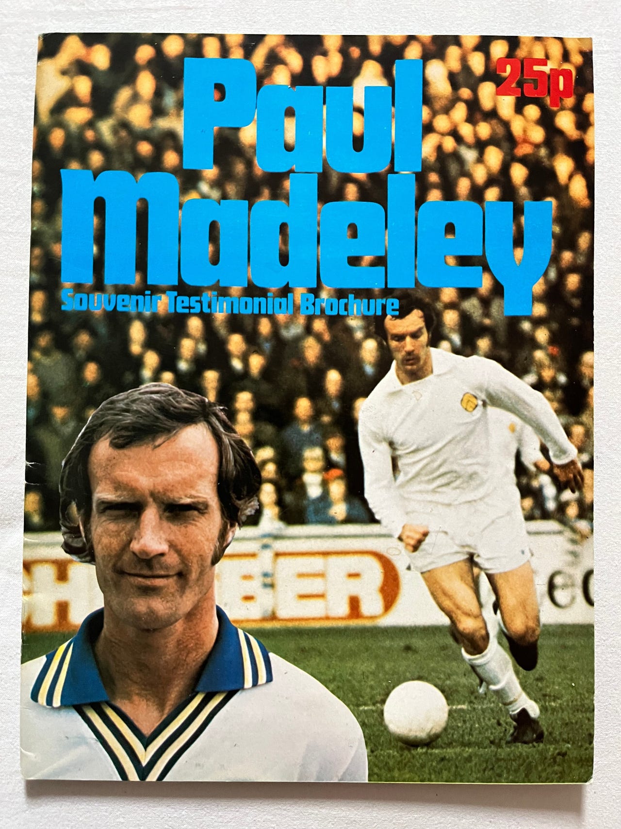 Program Paul Madeley Leeds United Testimonial 1976 | FINN-torget