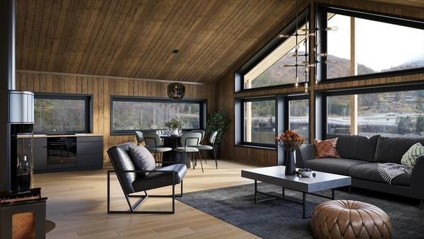 Prosjektert hytte på Sinnesli i Sirdal. | FINN eiendom