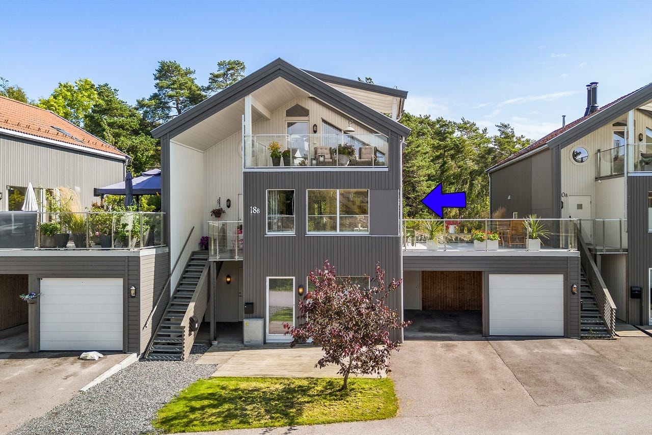 Lekker selveiet bolig over 2 plan i moderne atriumhus. 3 soverom ...