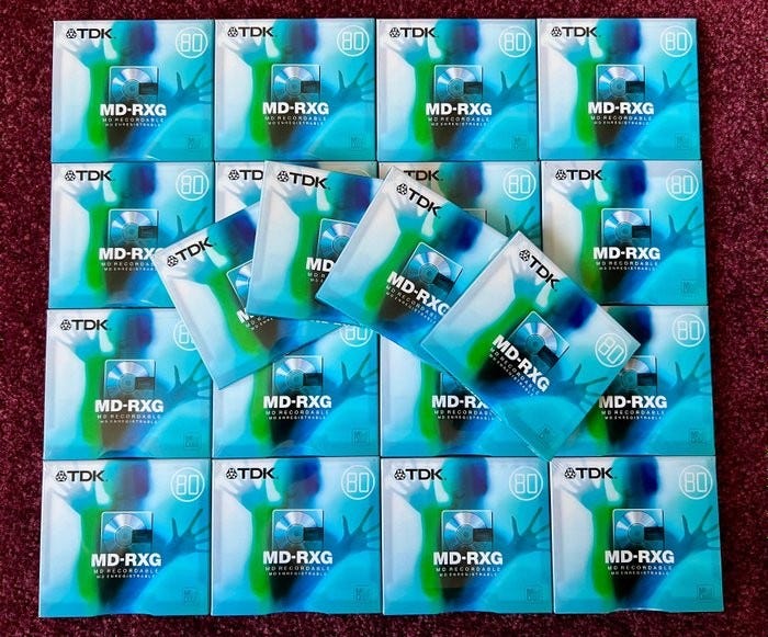 TDK - MD-RXG80EC - Minidisc Antall enheter: 20 | FINN-torget