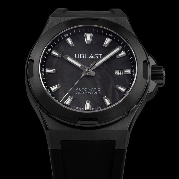 Ublast - Beyond Carbon Dial - REF.UBBEYB42CARB - Automatic Swiss Made ...