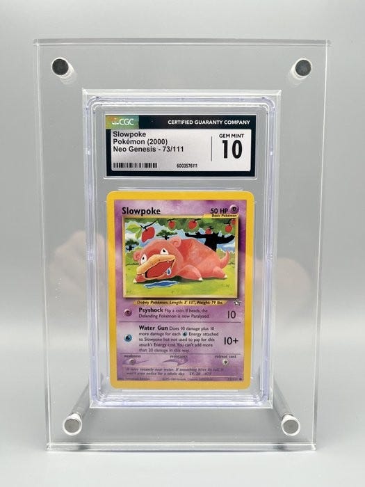 Wizards of The Coast Graded card - Slowpoke - Neo Genesis - 73/111 ...