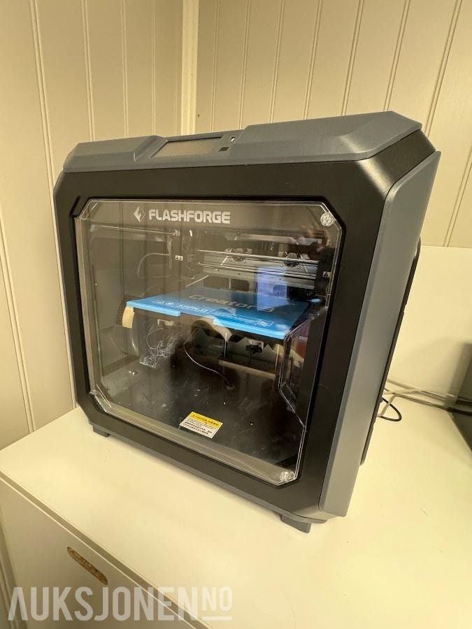 Flashforge Creator 3 - 3D-printer med 6 filamentruller - SOM NY | FINN ...