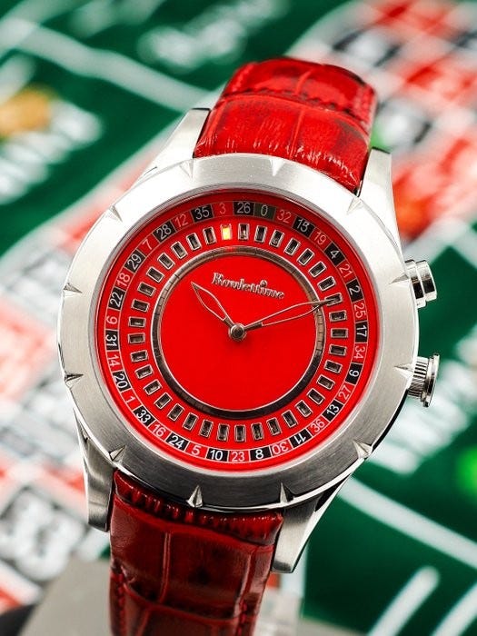 Roulettime - Ingen reservasjonspris - * Swiss Made * Roulette Watch ...