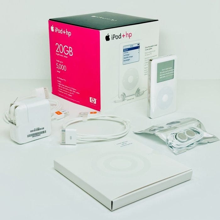 Apple, HP - New in Box iPod 4th Gen 2004 - HP Version, iPod still ...