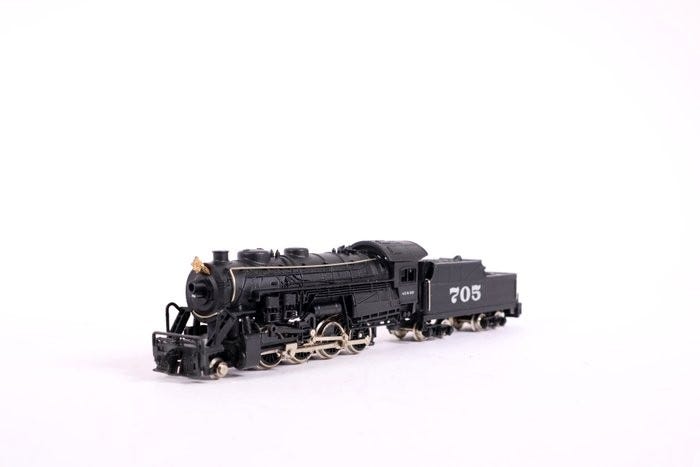 Bachmann N - 51-530-02 - Damplokomotiv med tilhengervogn (1 ...