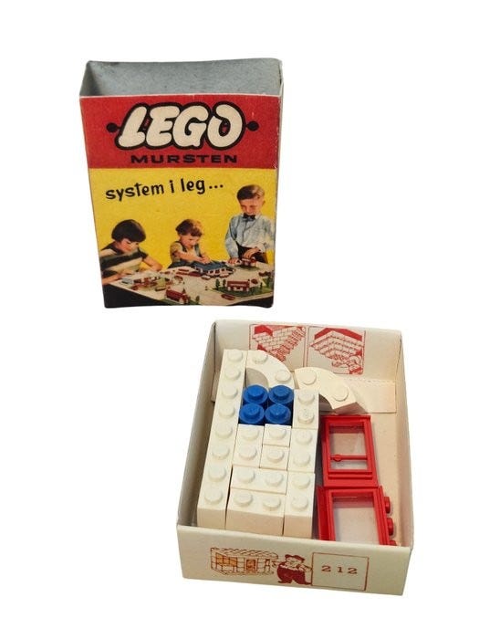 Lego - Vintage - 212 - Klein Huis set uit 1956. Set 212 van LEGO! In ...