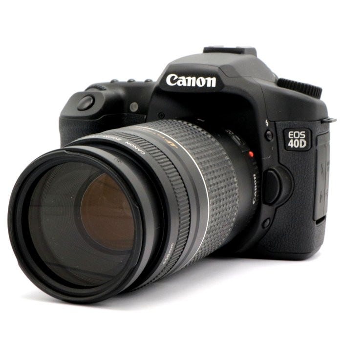 Canon EOS 40D Body + EF 75-300mm f/4-5.6 III USM Digitalt reflekskamera ...