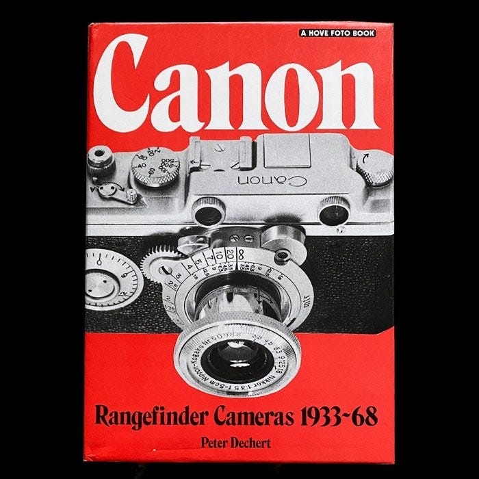 Canon Rangefinder cameras 1933 - 1968 by Peter Dechert Analogt kamera ...
