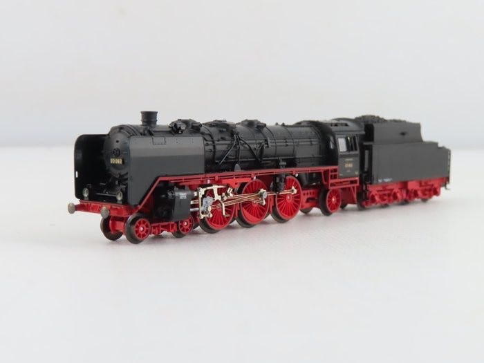 Minitrix N - 12830 - Damplokomotiv med tilhengervogn (1) - BR 03 - DRG ...