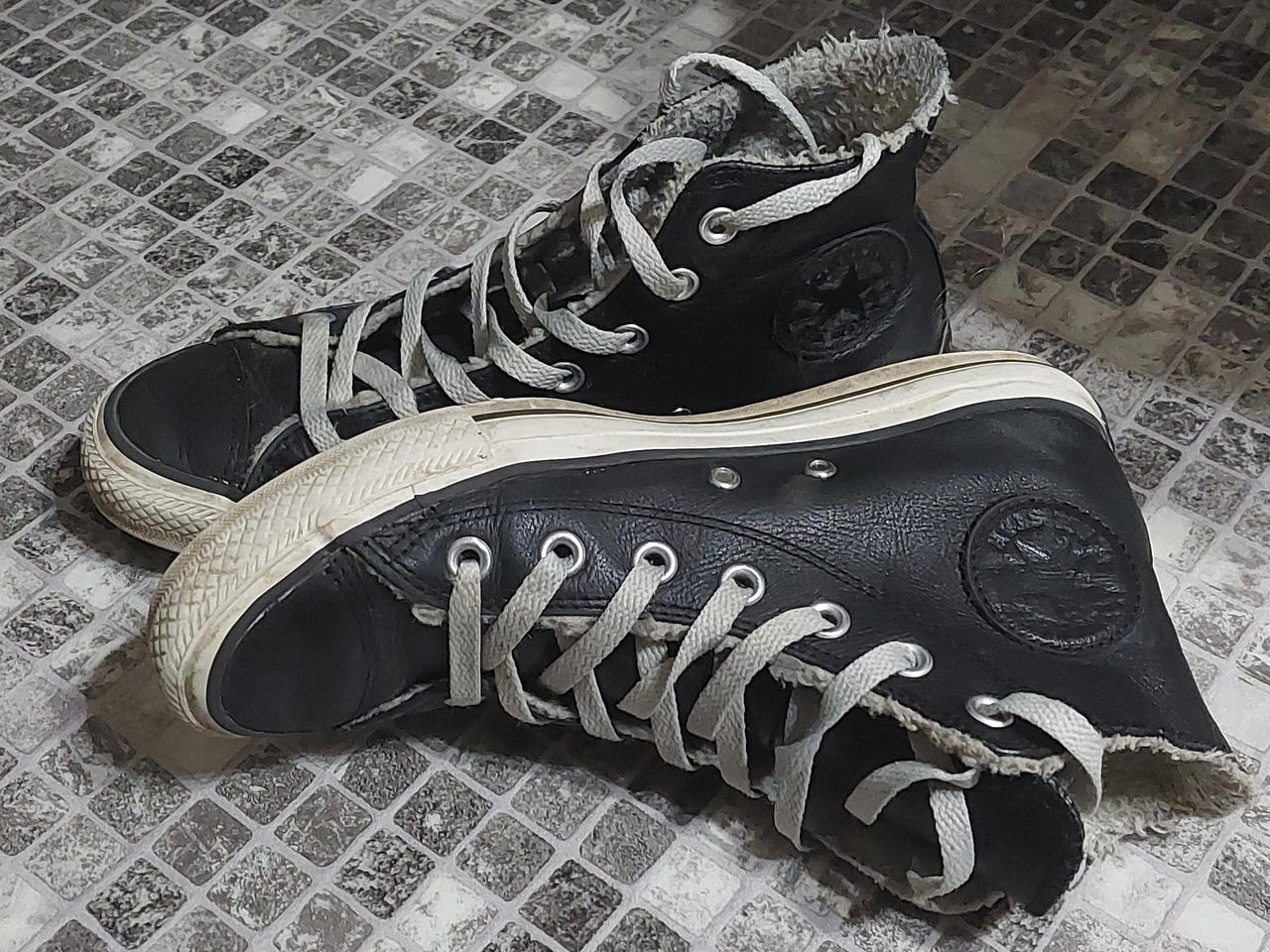 Converse All Star lærsko m/fór unisex | FINN torget