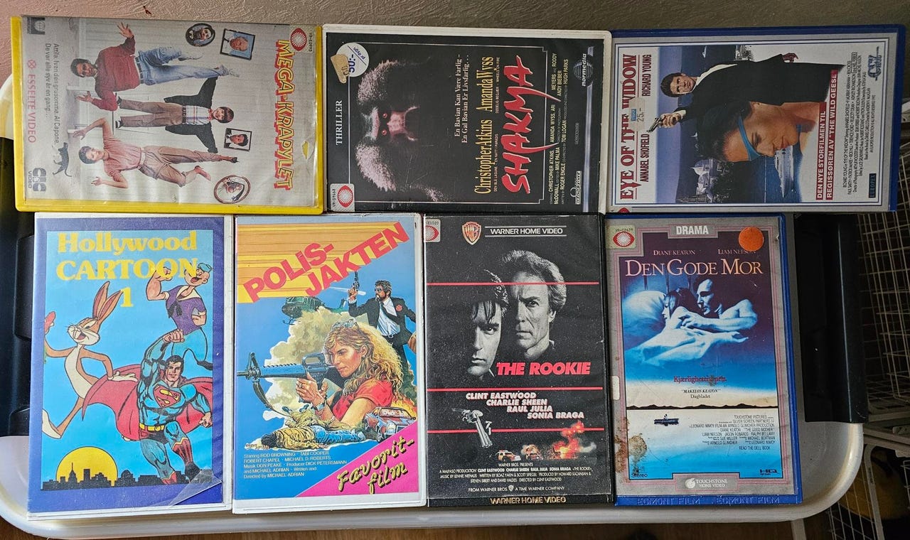 VHS big box -samling. | FINN torget