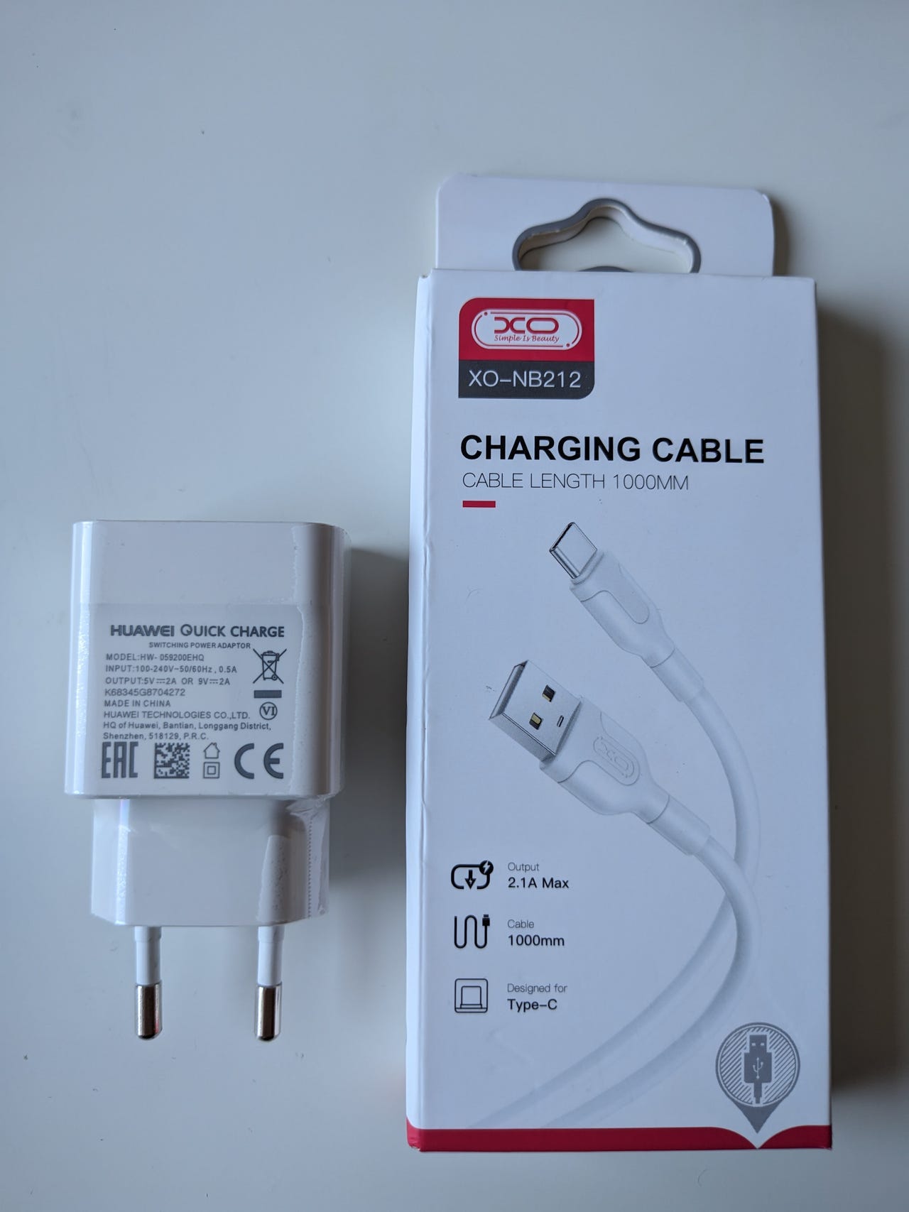 Lader USB-A til USB-C adapter kloss ledning | FINN torget