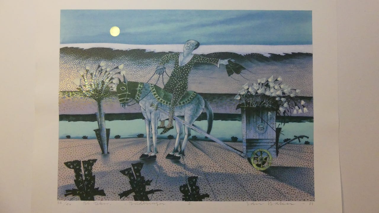 "Budbringer", variant 2 av Jan Baker | FINN-torget