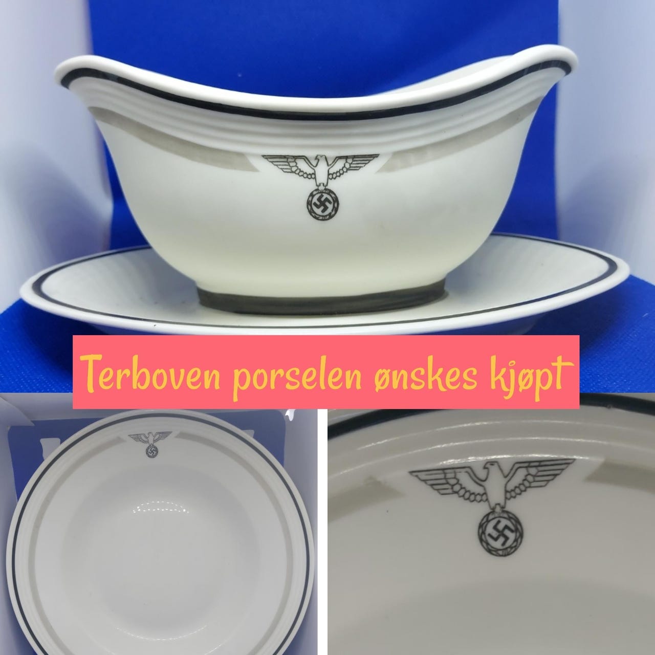 Terboven porselen fra krigen kjøpes | FINN-torget