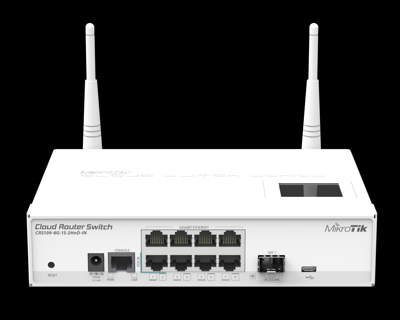 MikroTik Cloud Router Switch CRS109-8G-1S-2HnD-IN ( Routerboard WiFi AP ...