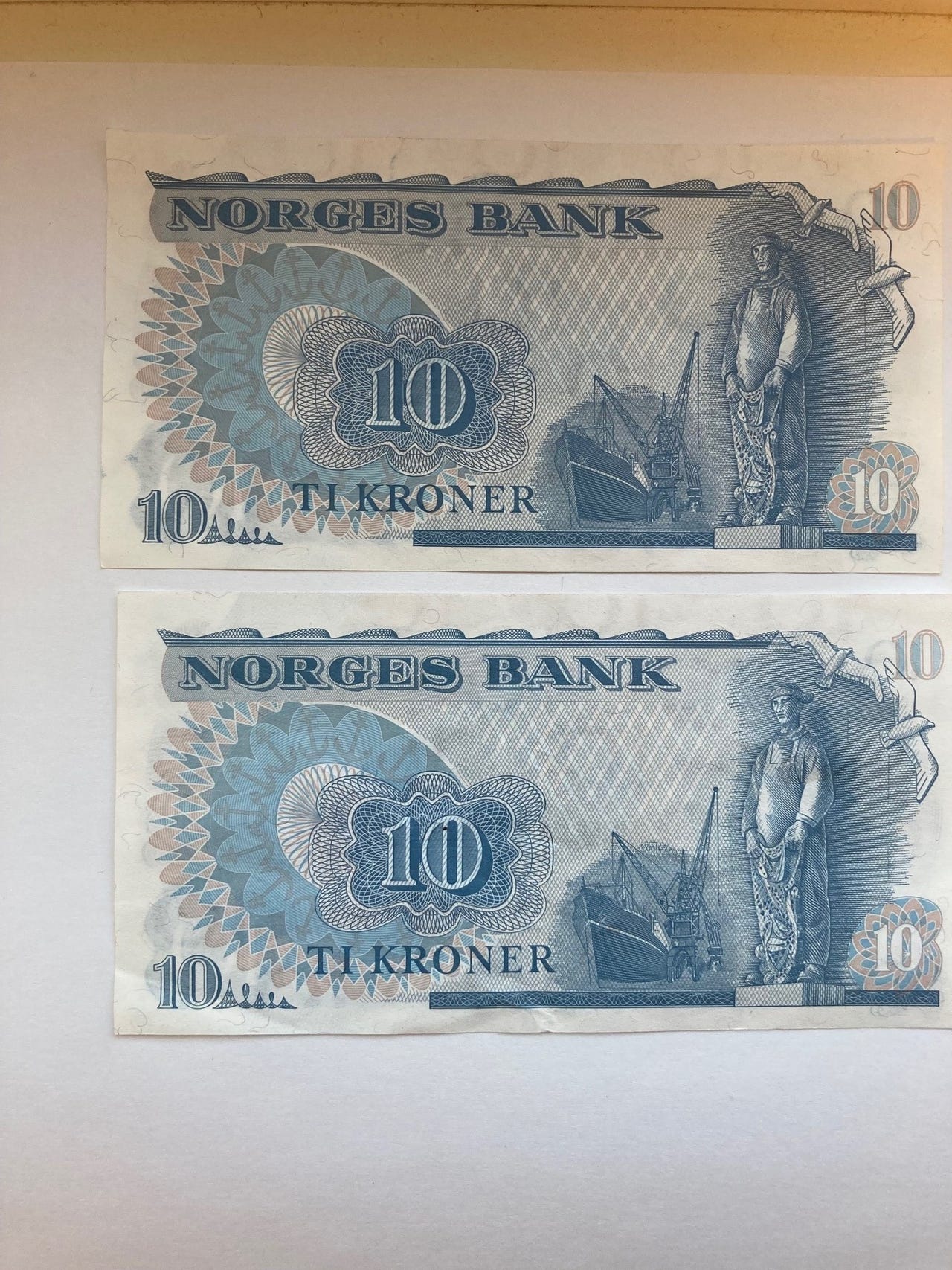 10 kroner sedler 1974 | FINN-torget