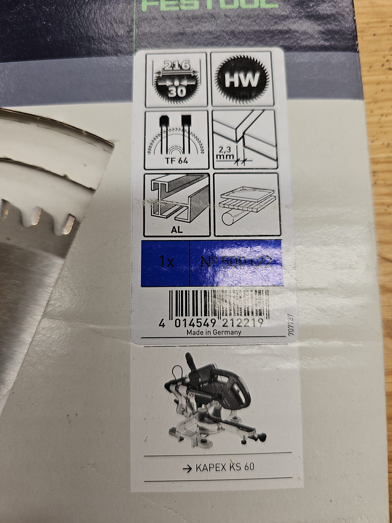 Blad til Festool ks60 | FINN torget