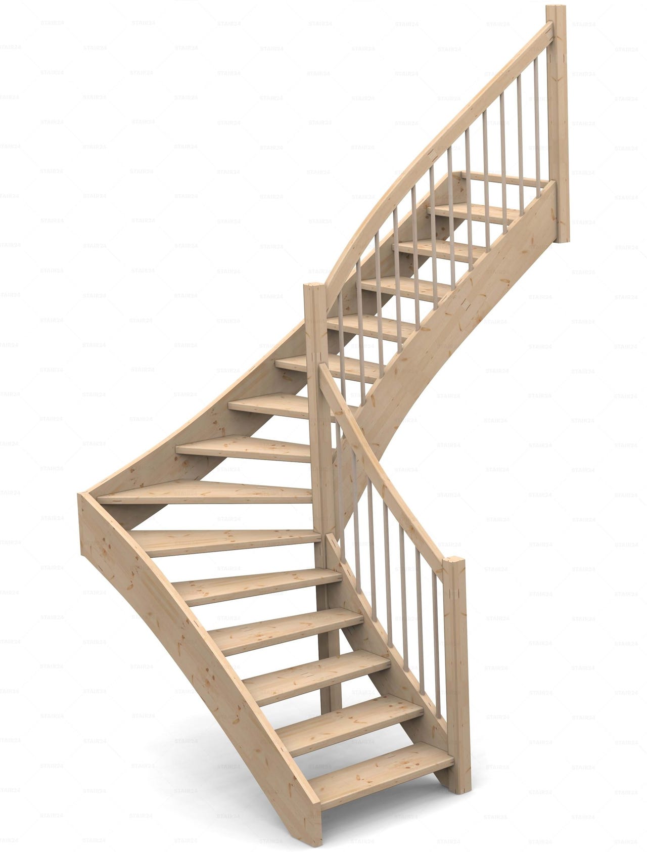 L-trapp. Furu. Beste priser garantert. | FINN-torget