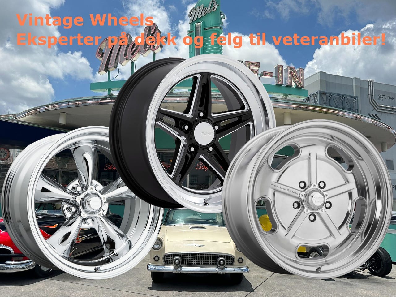 American Racing felger - perfekt til muskelbil, van, 4x4, klassikere ...