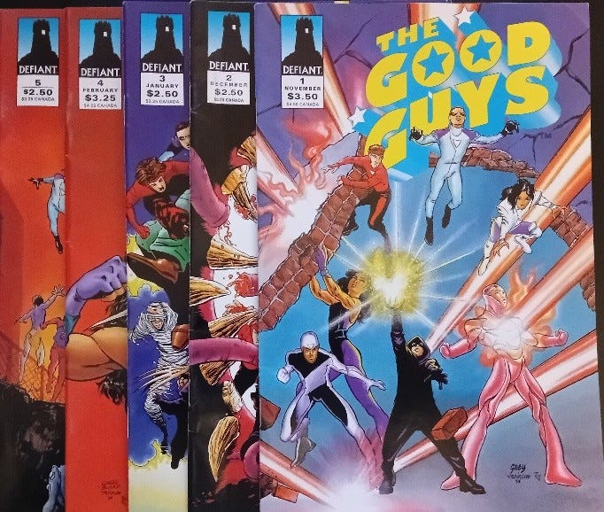 THE GOOD GUYS 1-5 Defiant Comics | FINN-torget