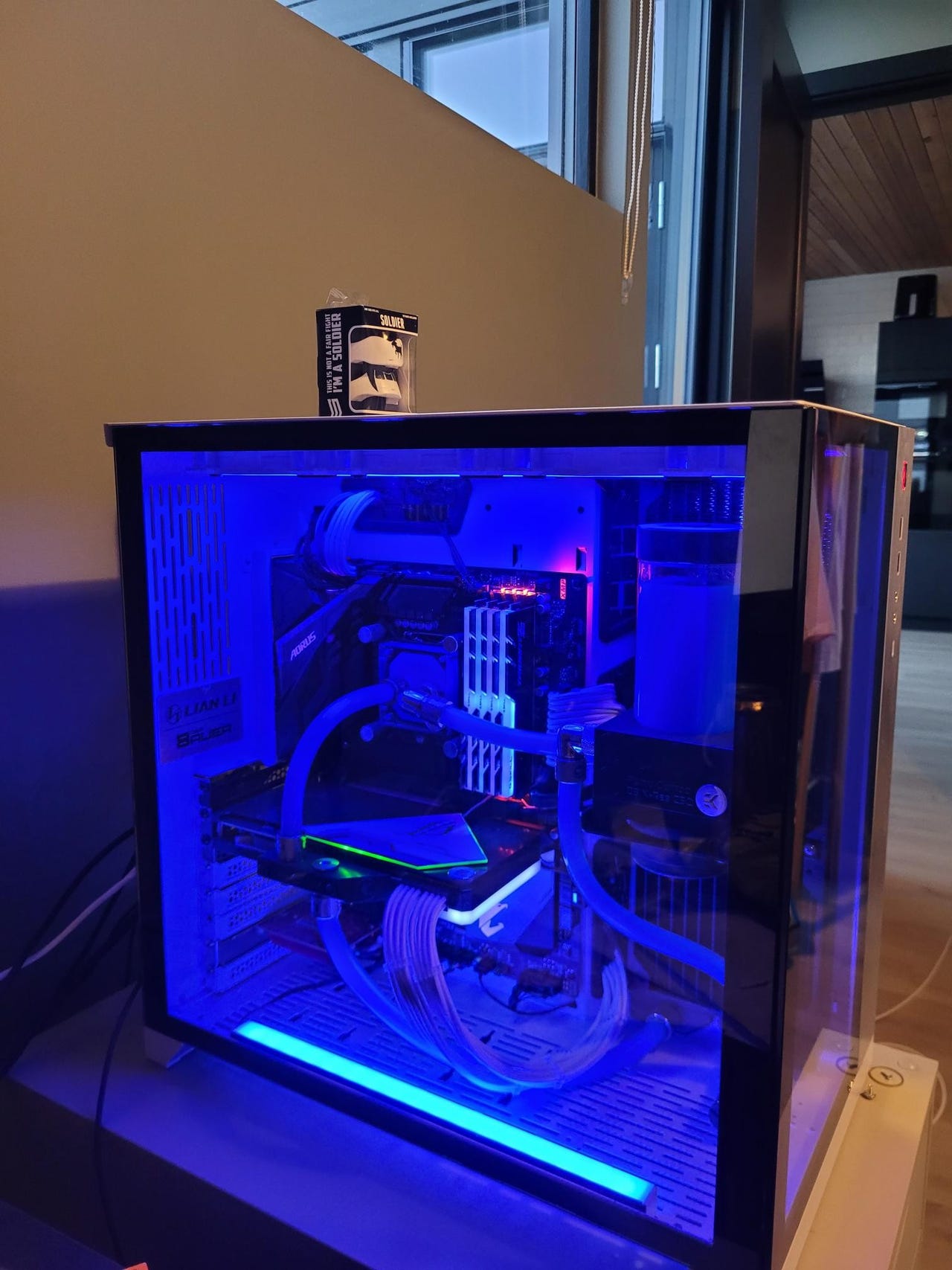 Rå gaming PC, RTX3080Ti, vannkjøling Lian-Li, I9 | FINN torget