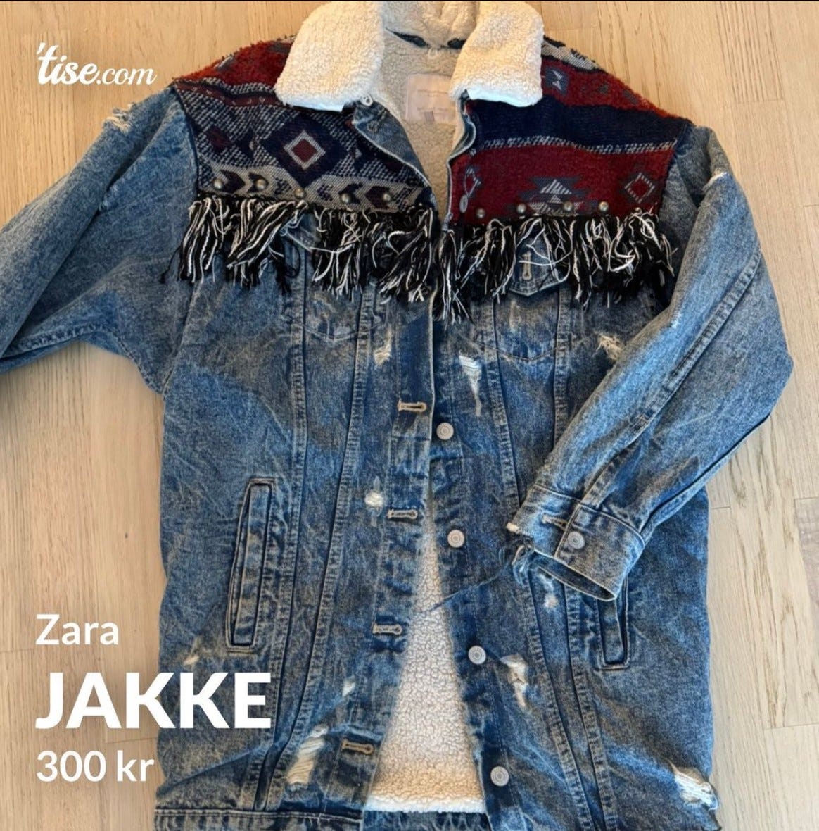 Jakke/jeans Zara | FINN-torget
