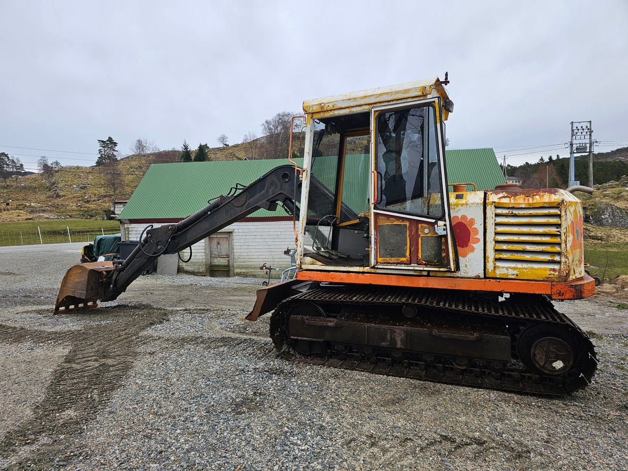 Til salgs: Hymax Hymas 8200 - 1988 - 80 Hk - Gravemaskin | FINN.no