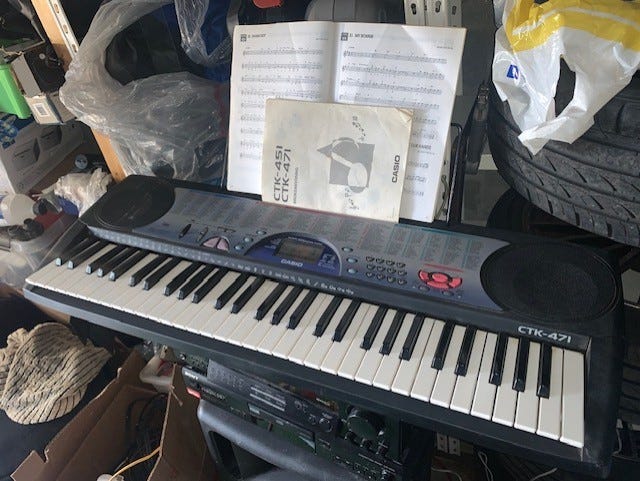 Keyboard Avansert Casio Mod CTK-471 -100 Rhyt. -100 Song-Bank -100 ...